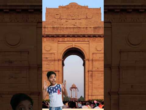 India Gate facts || Historical places of India for kids || #indiagate #delhi #indiagatevlog #shorts