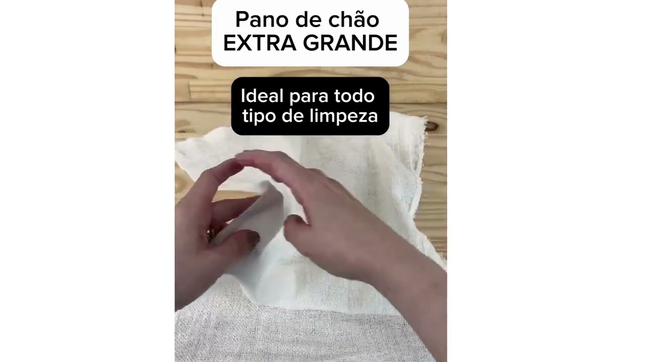 Pano de chão - Extra Grande Alvejado