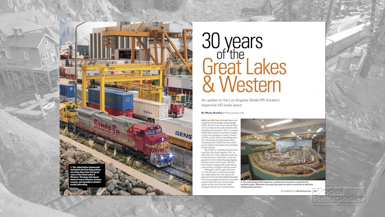 New model trains and layouts in the September 2015 Model Railroader