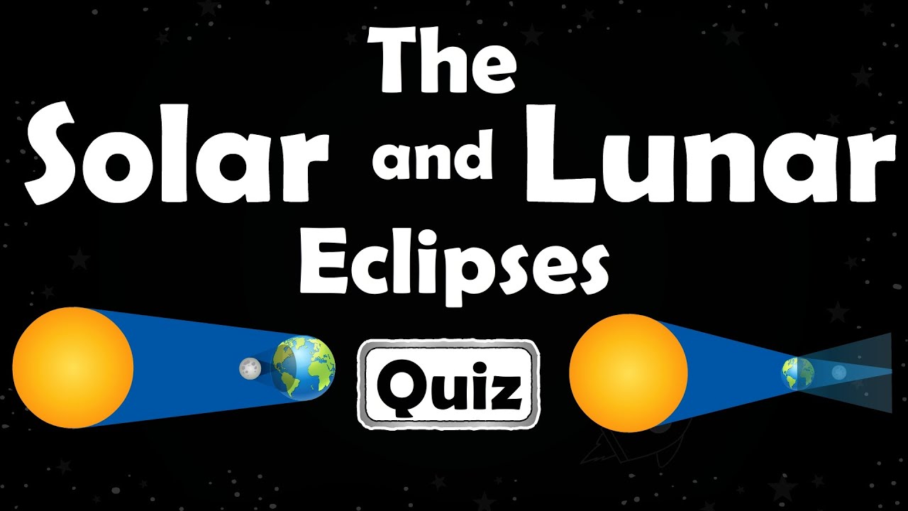 Solar and Lunar Eclipses Quiz | Why Do Solar and Lunar Eclipses Happen? | Types of Eclipses