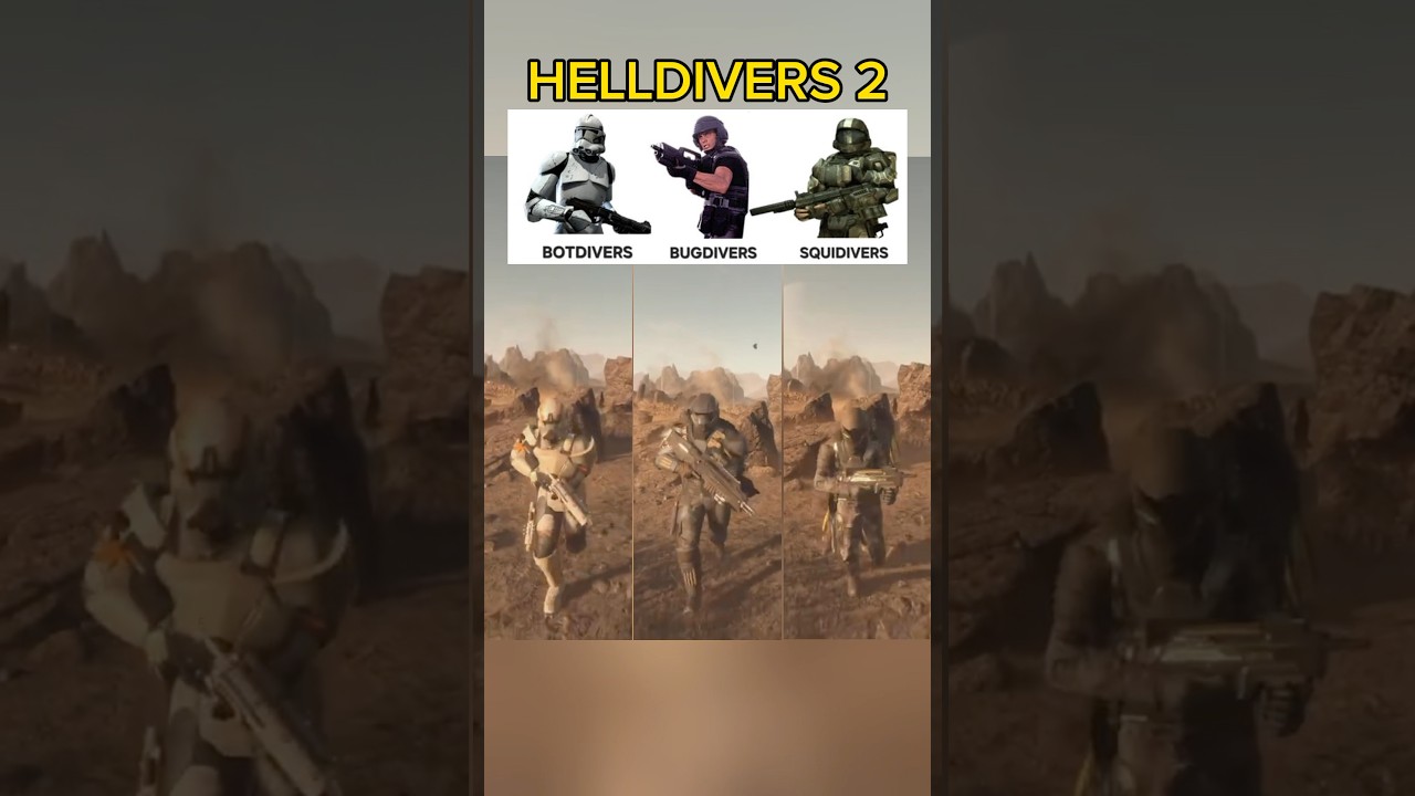 BotDiver, BugDiver Or SquidDiver. Which One Are You? - Helldivers 2