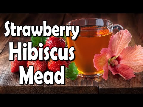 How to Make Strawberry Hibiscus Mead at Home (easy and tasty mead recipe)