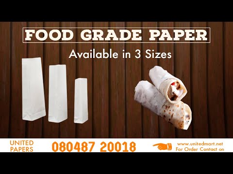 Food Grade Paper at Best Price in India