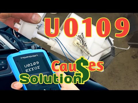 U0109 error code - loss communication with fuel pump control module, and fast solution