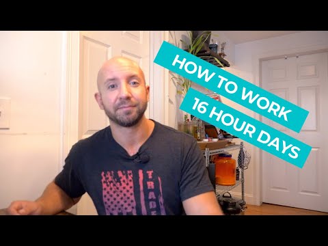 How I Worked 16 Hour Days for 3 Weeks Straight