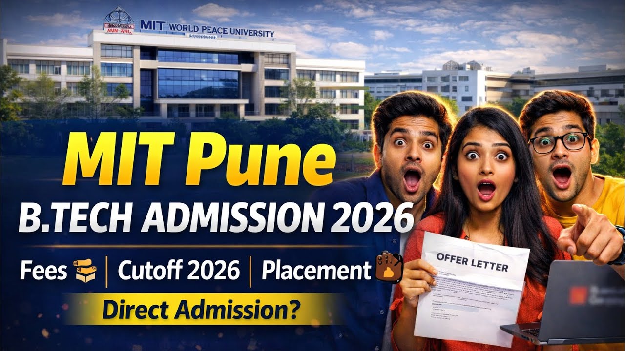 MIT Pune B.Tech 2026 | Direct Admission Possible? | Fees | Placement | Campus Tour  #mitpune 