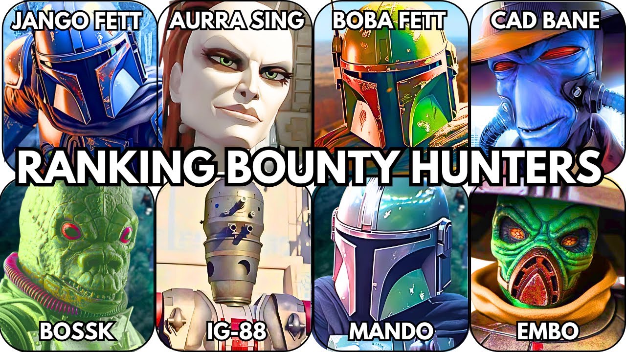 Ranking EVERY Star Wars Bounty Hunter From WORST to BEST