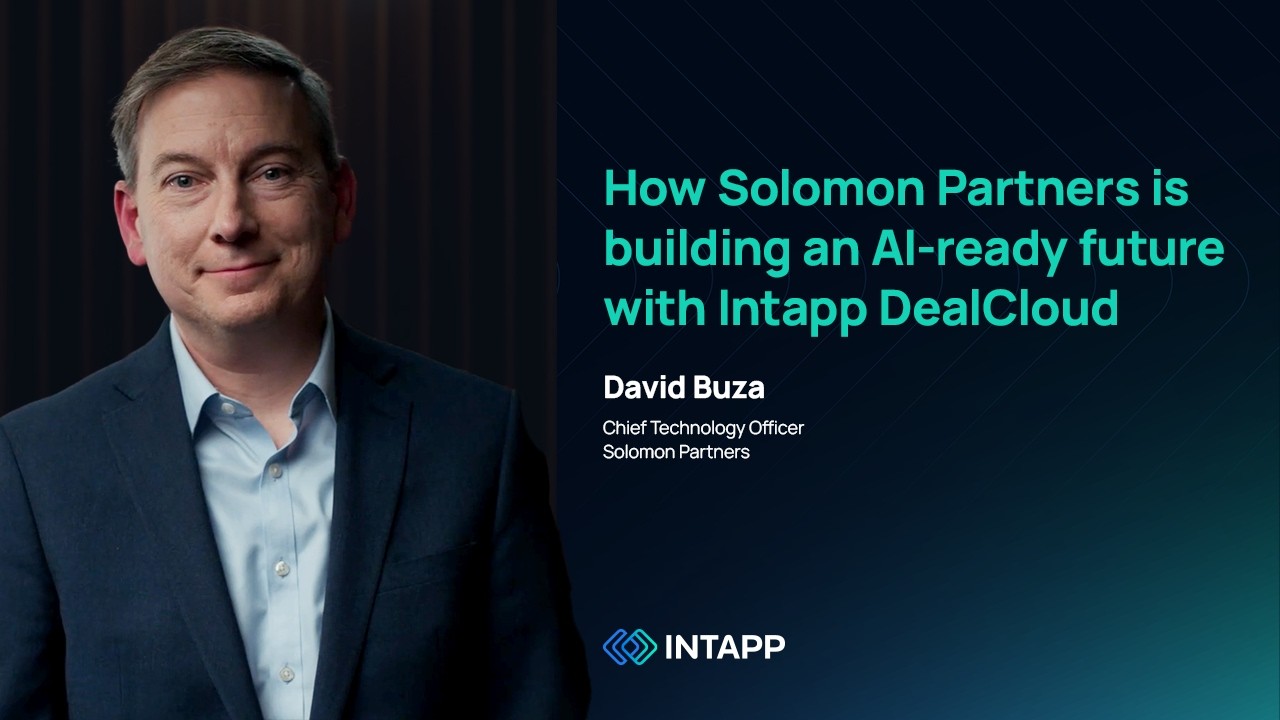 How Solomon Partners is building an AI-ready future with Intapp DealCloud