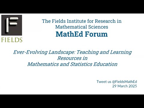 March 2025 MathEd Forum: University mathematics textbooks and teaching and learning materials