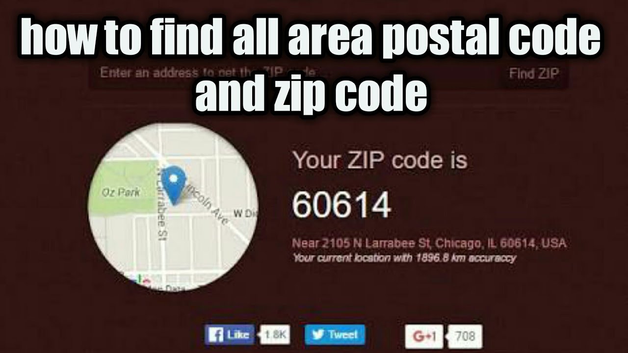 How to find my #postal code and zip code (all area zip code and postal code find)