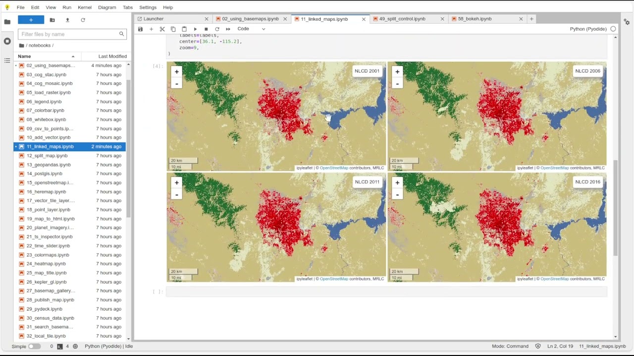 Leafmap now supports JupyterLite
