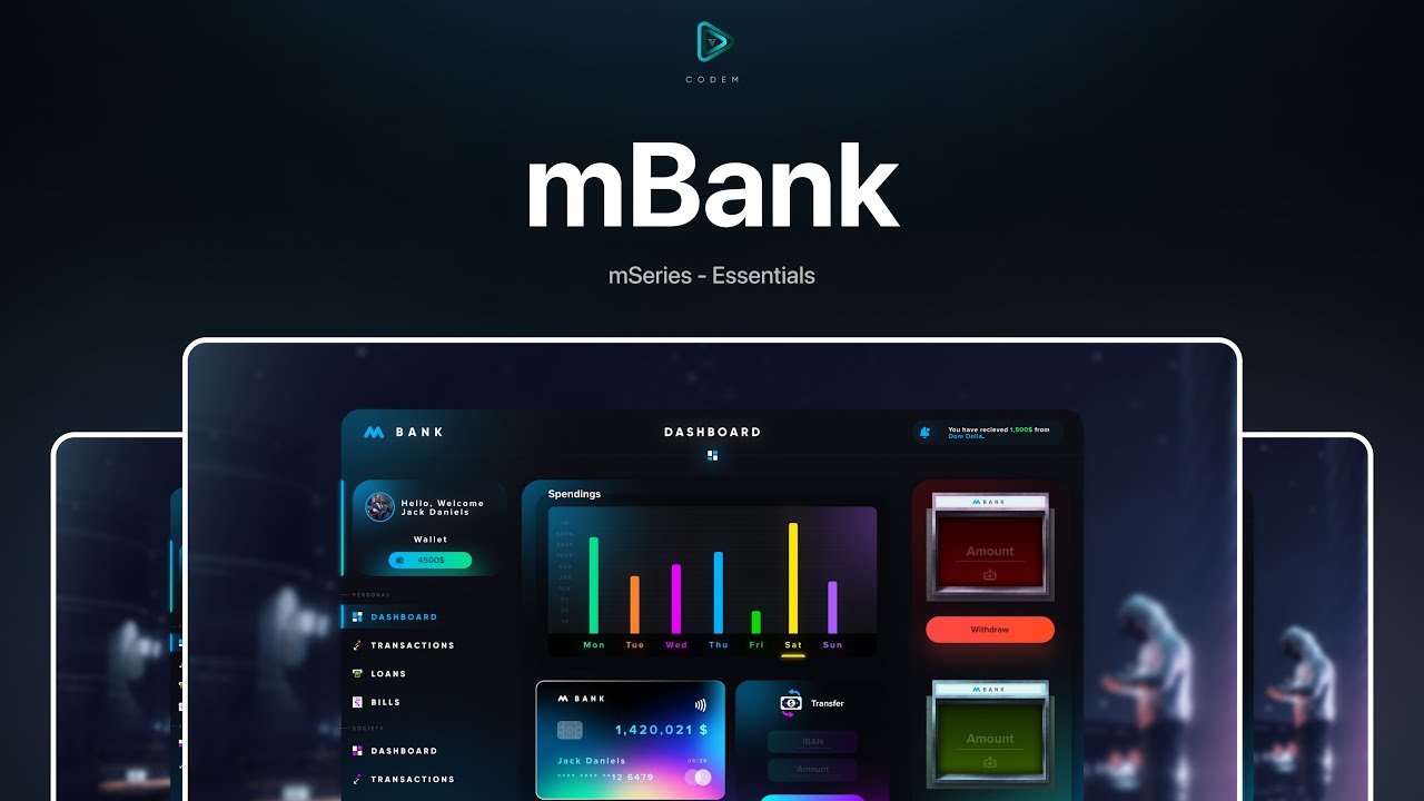 CodeM mBank ( Advanced Banking System ) ESX QB - FiveM Releases - Cfx ... CodeM mBank ( Advanced Banking System ) ESX QB - FiveM Releases - Cfx ...