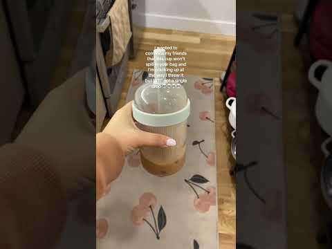 trying the viral Nespresso tumbler✨☕️ #nyc #nespressomoments #coffeecups #coffee #nespresso #tumbler