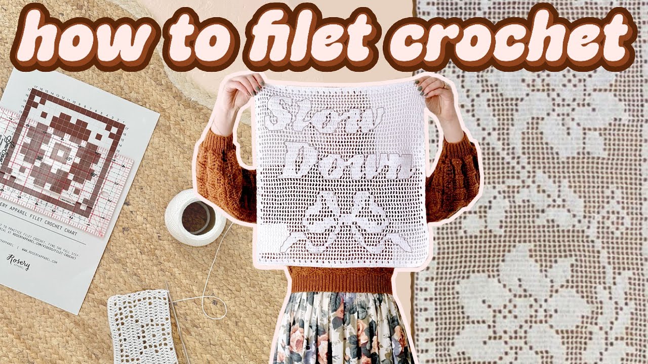 How To Filet Crochet Step-By-Step (Free Patterns + Everything You Need To Get Started)