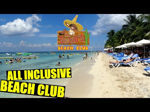 Mr Sanchos Beach Club Cozumel Tour & Review
