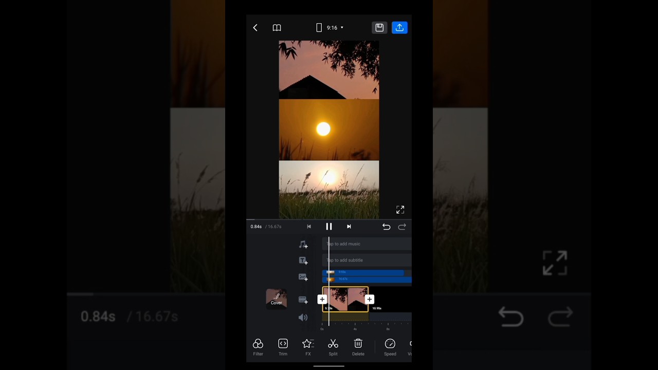 Create 3 Layer Video In VN | 3 layer video tutorial #short