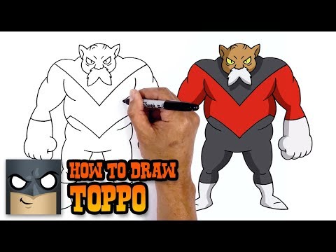 How to Draw Toppo | Dragon Ball Z (Art Tutorial) | Buffett Stickers