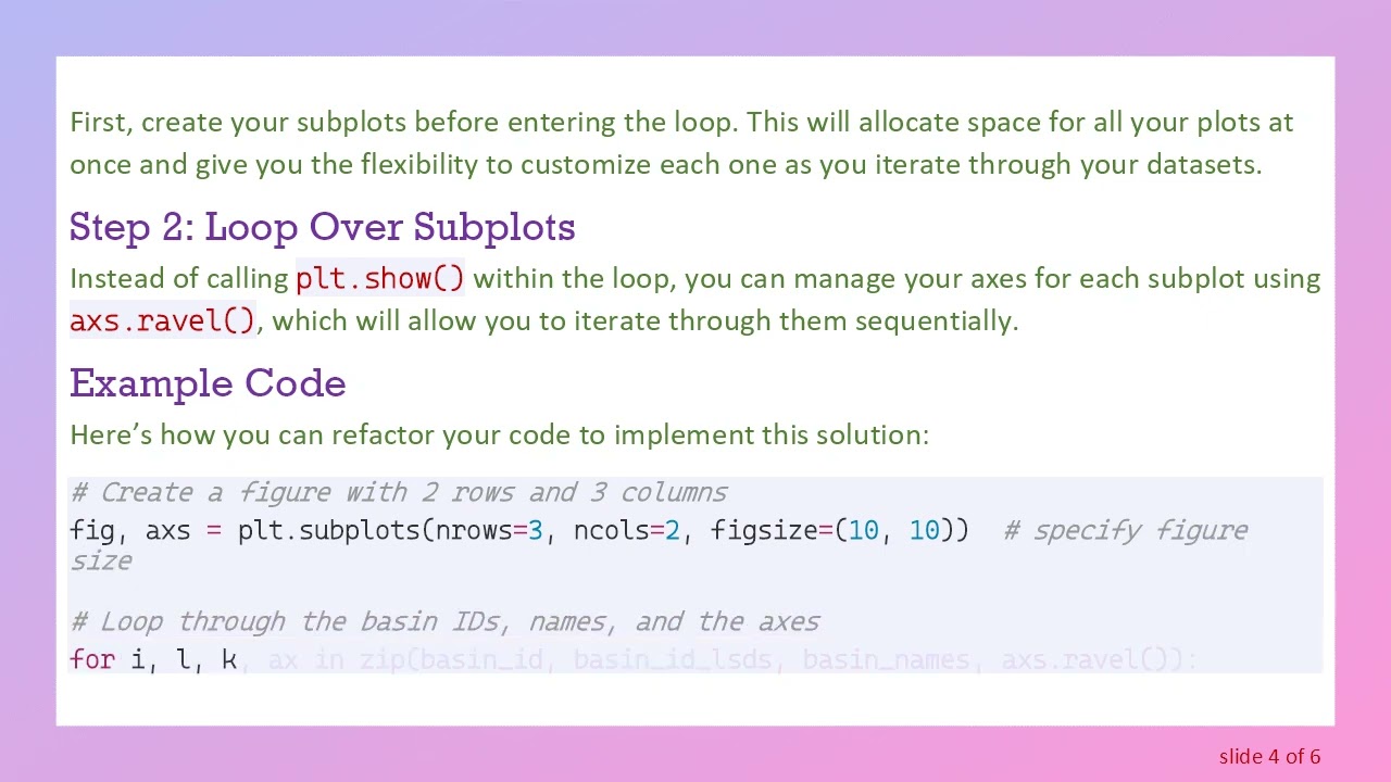 How to Create a 2x3 Grid of Subplots with Matplotlib in Python