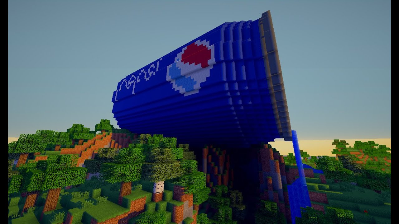 Pepsi Can | Minecraft Creation map | by HalfWolf