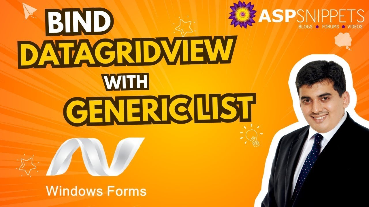 Populate DataGridView using Generic List Collection in Windows Forms Application
