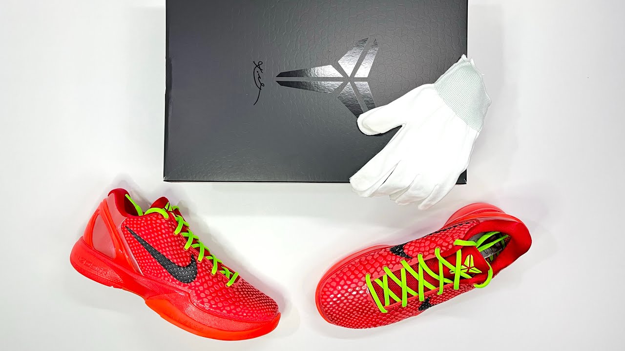 Nike Kobe VI Protro REVERSE GRINCH | Unboxing, details