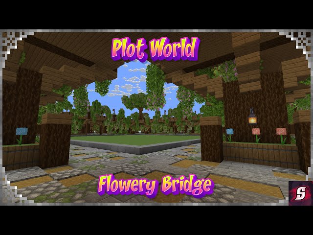 Flowery Bridge 1000x1000 Plot World Minecraft Map