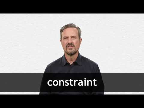 CONSTRAINT definition and meaning | Collins English Dictionary