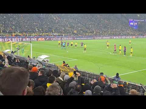 DORTMUND VS BARCELONA 11 12 2024 VERSFALENSRADION ,DORTMUND