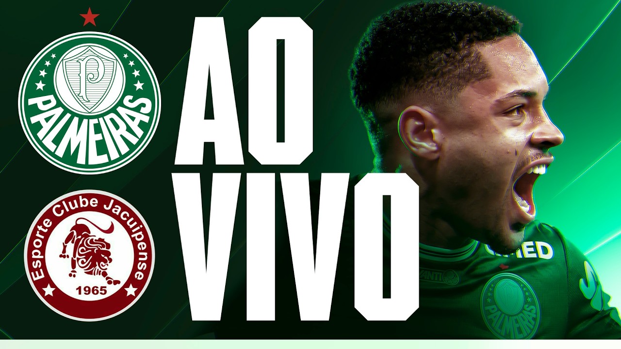 CONFIRA A ESTREIA DO AO VIVO | PALMEIRAS X JACUIPENSE | PRÉ-JOGO E NARRAÇÃO