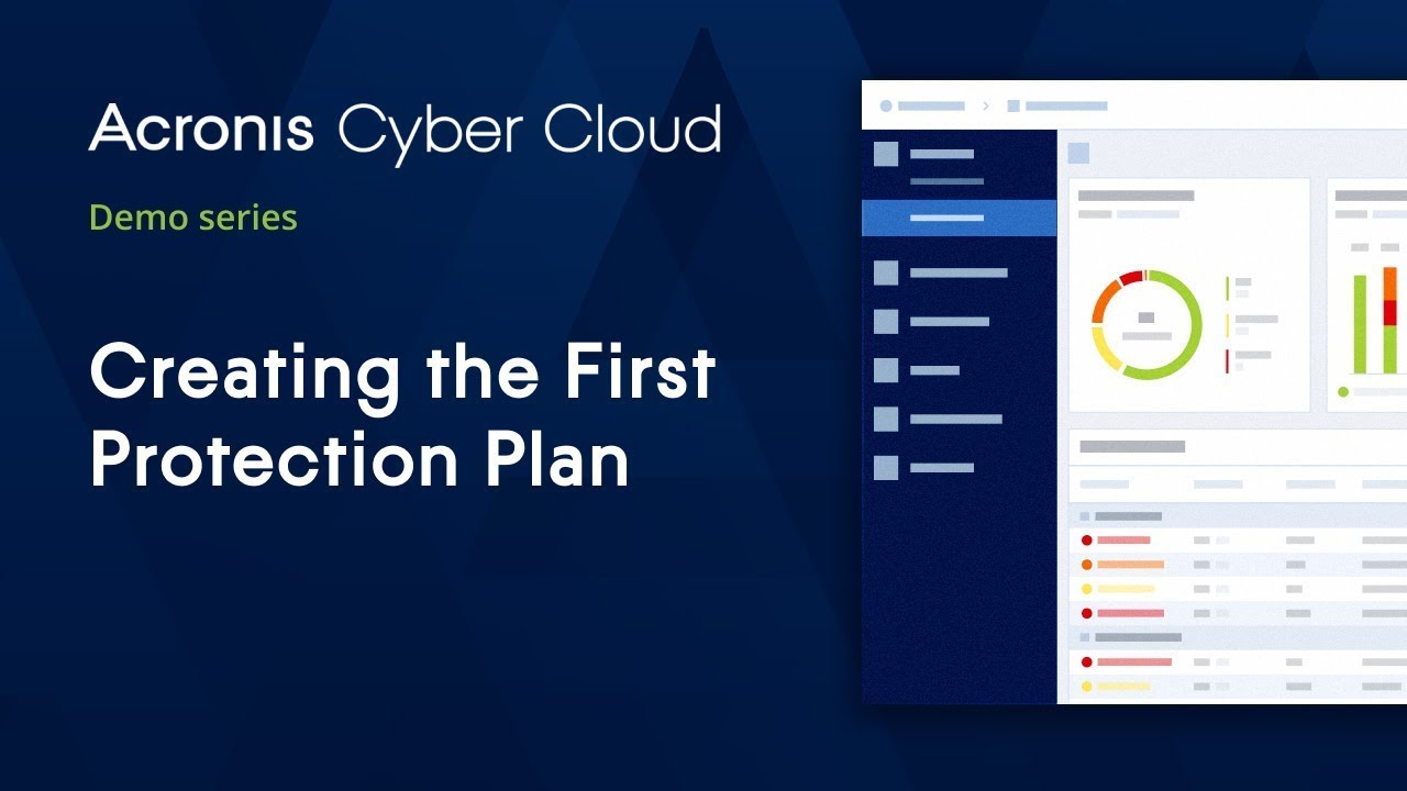 Creating the First Protection Plan | Acronis Cyber Cloud Demo Series