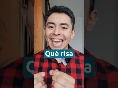 How to say "that’s funny" in Spanish ⬇️ #spanishteacher