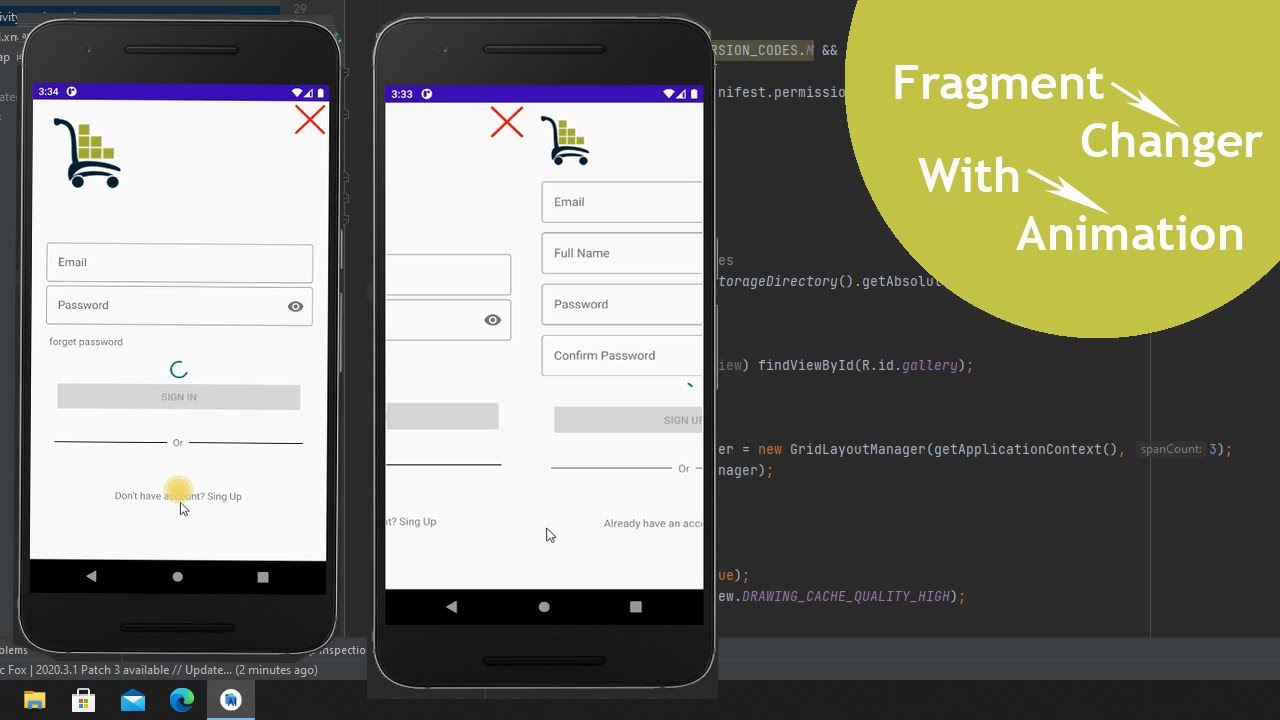 Add Multiple Fragment In Single Activity | With Animation | (Android Studio) (Android Tutorials)