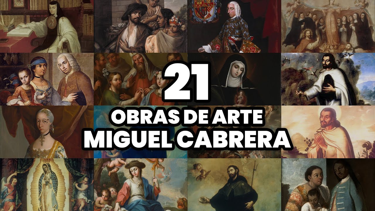 TODAS las OBRAS DE ARTE de MIGUEL CABRERA | PINTOR BARROCO MEXICANO