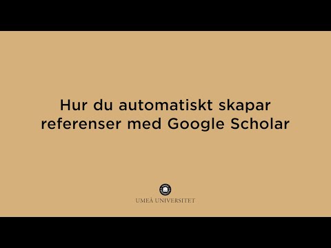 Skriva referenser