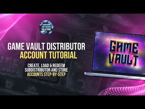 Game Vault Distributor Account Tutorial | Set Up Subdistributor and Store Agent Accounts