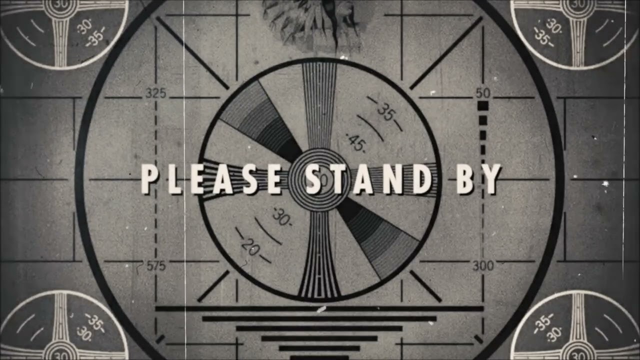 Fallout 4 - Please Stand By Ambiance [10 HOURS] (white noise, live wallpaper, vintage)