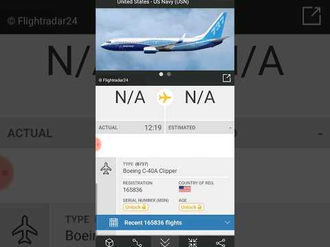 Boeing C-40A Clipper found on FR24