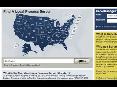 Process Server Software