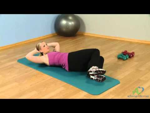 Oblique Crunch, How to do the Oblique Crunch exercise || HealthspanMD