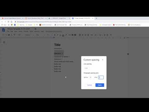 Google Doc Notes Template