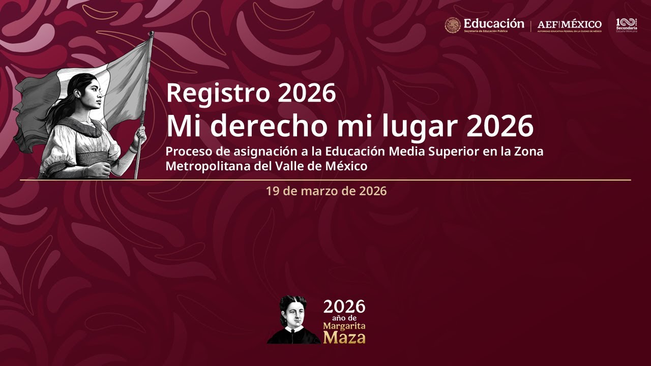 Mi derecho, mi lugar 2026 Registro