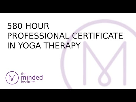 550hr Professional Certificate in Yoga Therapy