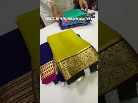 Amazing Rainbow Colour Shade's In Mysuru Silk's | #silkfabric #mysoresilk #onlineshopping