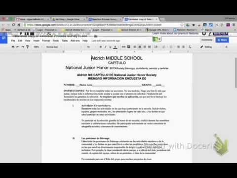 Google Doc Translator Tool