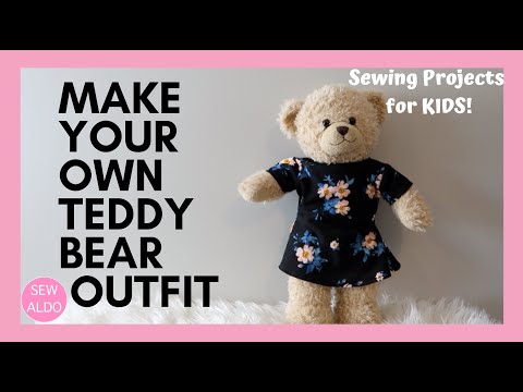DIY BUILD A BEAR CLOTHES, Sewing Projects for kids, Sew Aldo
