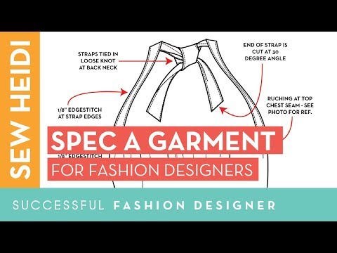 Fashion Design Tech Pack Tutorial: How to Spec a Garment