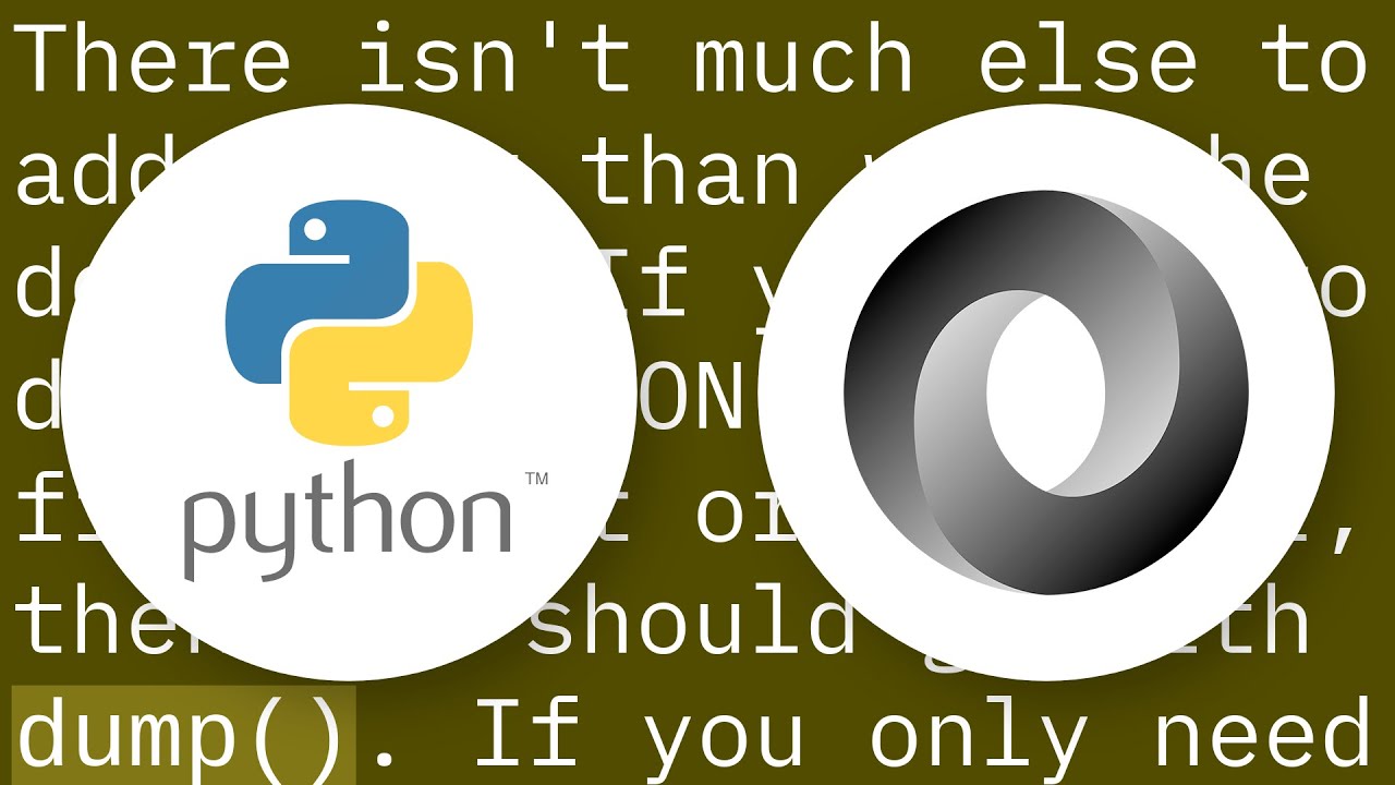 What is the difference between json.dump() and json.dumps() in python?