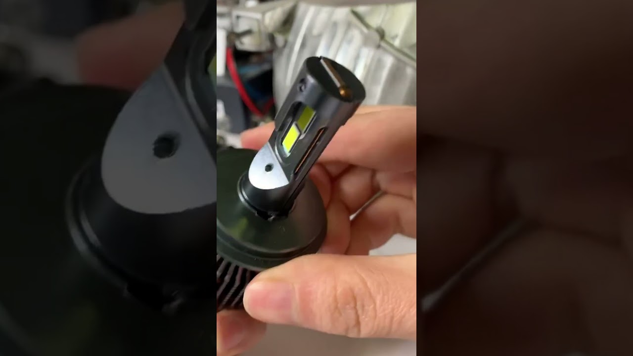 How to install the LED headlight H4?