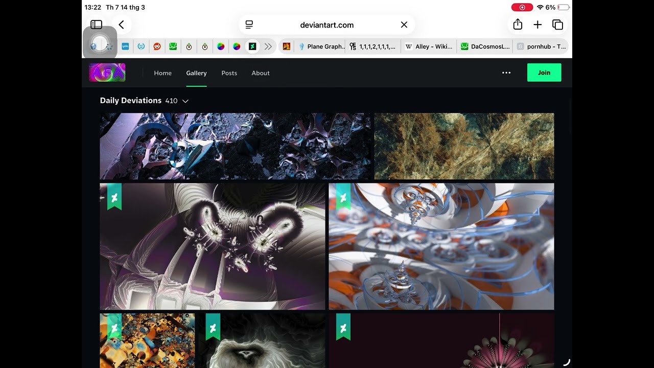my Reddit and deviantart accounts