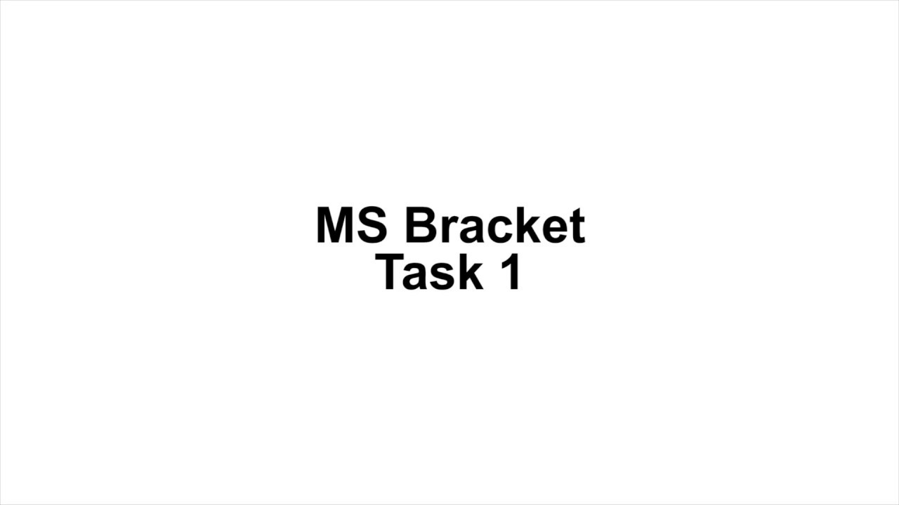 Fusion 360 Tutorial for Absolute Beginners | Task 1 MS Bracket